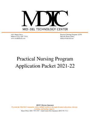 Fillable Online Mid-Del Technology Center 1621 Maple Dr Midwest City ...