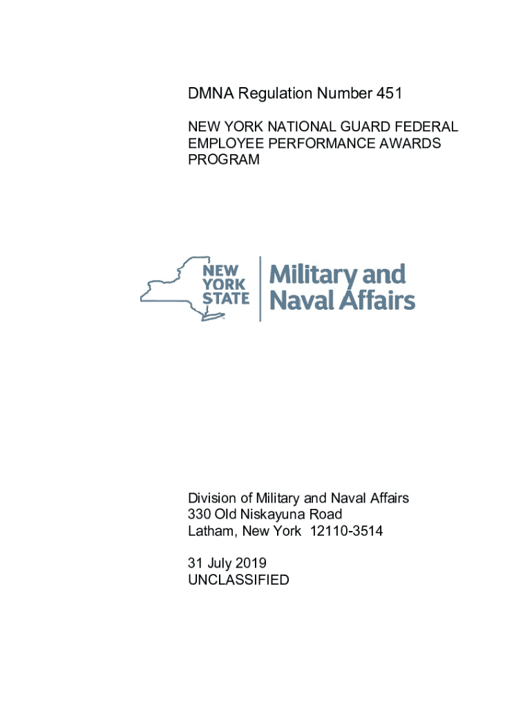 Fillable Online dmna ny DMNA Reg 451 - New York State Division of ...