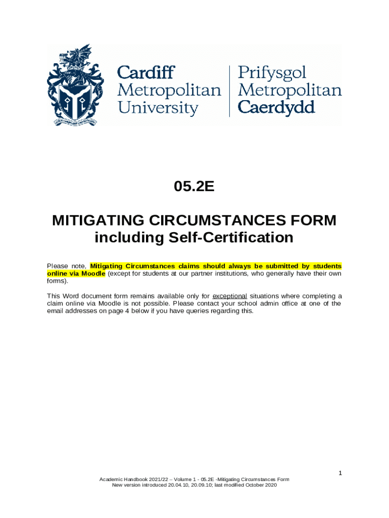 www.cardiffmet.ac.ukDocumentsAH10502E05.2E MITIGATING CIRCUMSTANCES ...