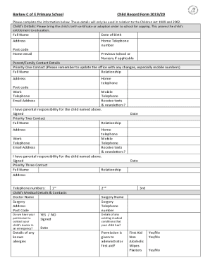 Fillable Online www.get-information-schools.service.gov.ukBarlow Church ...