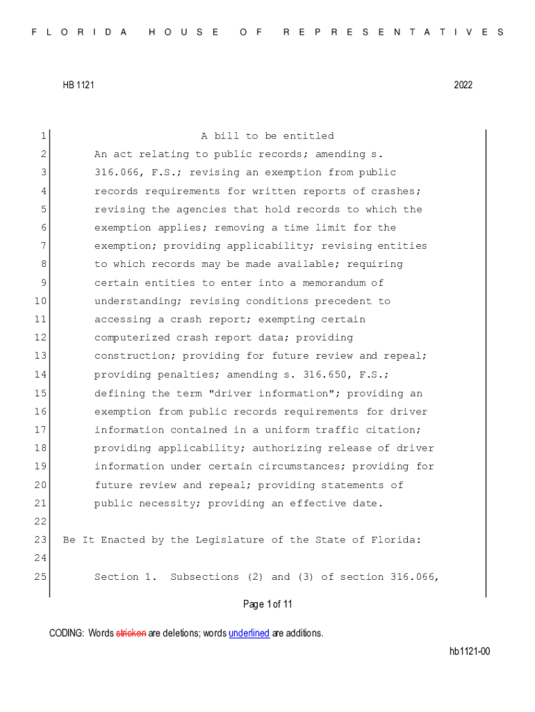 Fillable Online Florida Senate 2022 SB 998 By Senator Rodriguez Fax ...