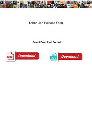 Fillable Online Labor Lien Release Form. Labor Lien Release Form sands ...