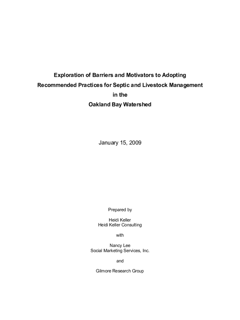 Fillable Online doh wa Exploration of Barriers and Motivators to ...