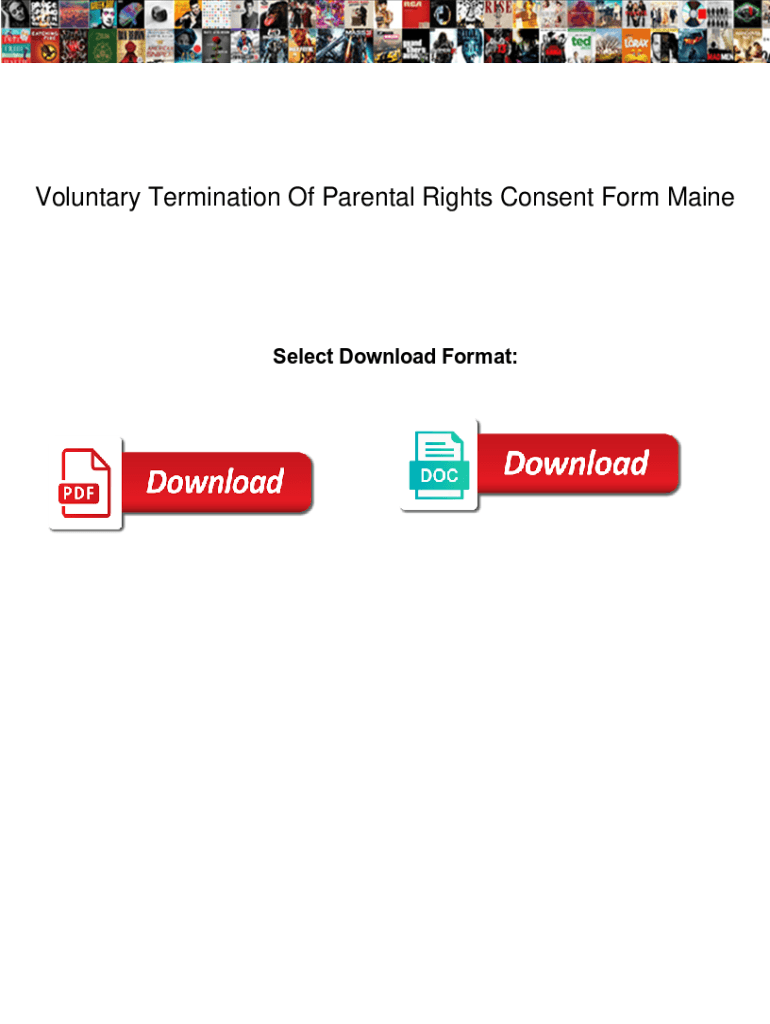 Fillable Online Voluntary Termination of Parental Rights with Legal ...