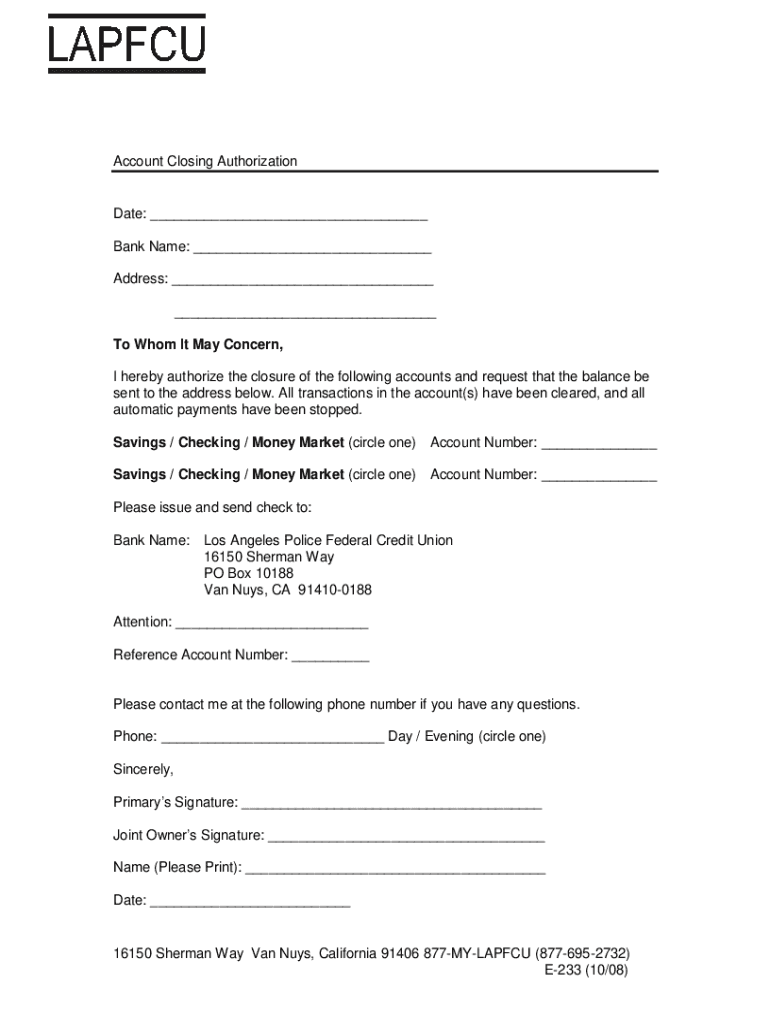 Fillable Online www.thebalance.comletter-to-close-bank-accountsLetter To Close Bank Accounts ...