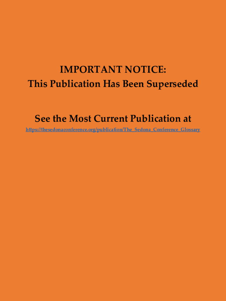 Fillable Online IMPORTANT NOTICE: This Publication Has Been Superseded ...