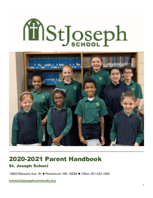 Fillable Online school stjosephcommunity St. Joseph SchoolRosemount, MN ...