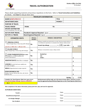 Fillable Online cocodoc.comform313475752-TA-TravelTa Travel ...