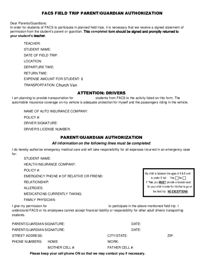 Fillable Online Field Trip Permission Form TemplateJotFormSample Request Letter for Educational ...