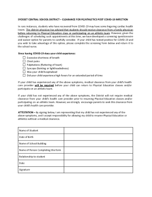 Fillable Online PE Clearance Form Fax Email Print - pdfFiller