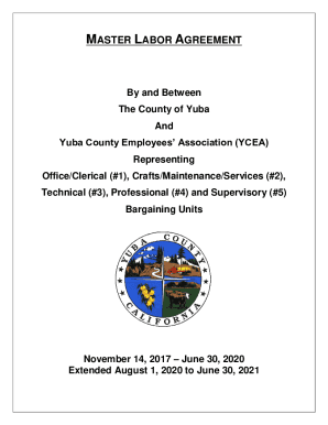 Fillable Online Master Labor Agreement Sample ClausesLaw Insider Fax ...