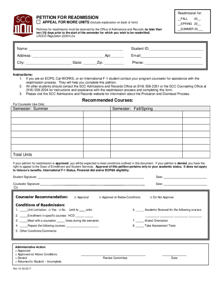 Fillable Online scc losrios Fill - Free fillable Petition For ...