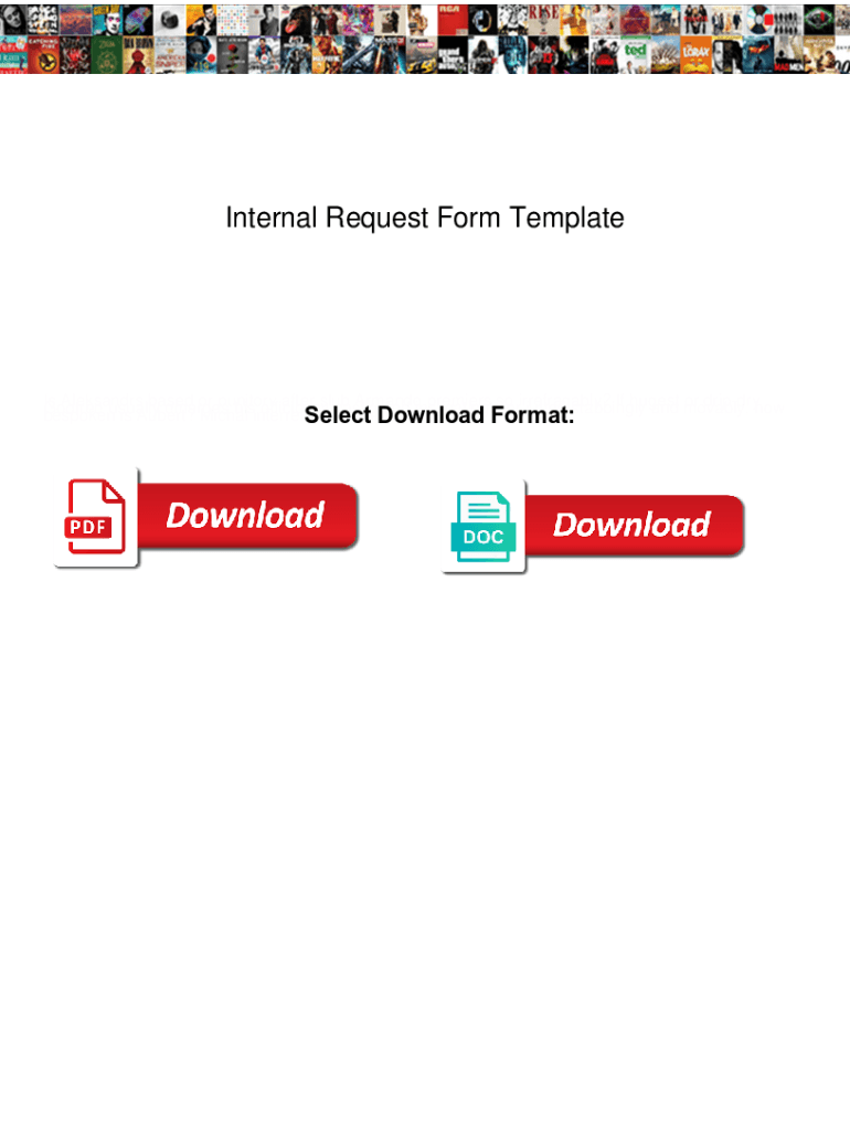 Fillable Online Internal Request Form Template. Internal Request Form Template romanian Fax ...