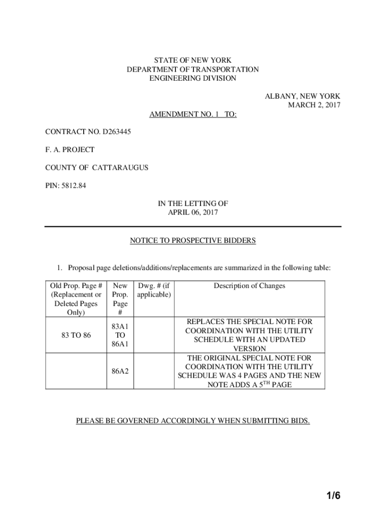 Fillable Online NYSDOT Home - Welcome to the State of New York Fax ...