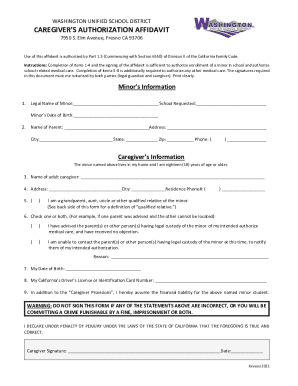 Fillable Online www.washingtonunified.orgwp-contentuploadsWASHINGTON UNIFIED SCHOOL DISTRICT ...