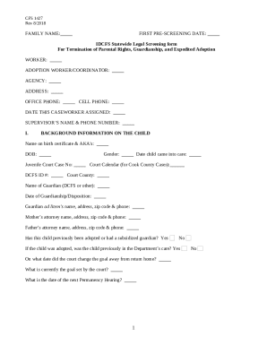 Get the free IDCFS Statewide Legal Screening - State ... - www2 ...