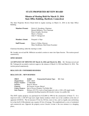 Fillable Online motion passed unanimously Fax Email Print - pdfFiller