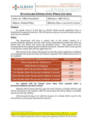 Fillable Online 45+ Standard Operating Procedure (SOP) Templates (PDF ...
