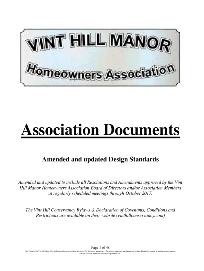 Fillable Online www.hoamanagement.comhoa-documents-hierarchyThe ...