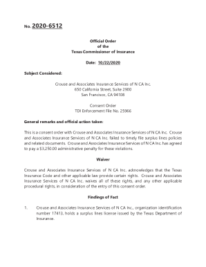 Fillable Online Consent Order with signed affidavit - Texas Fax Email ...