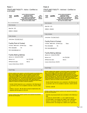 Fillable Online Wastewater Facility Or Activity Permit Application Form ...