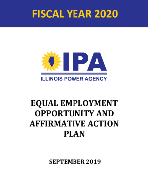 Fillable Online www2 illinois equal EMPLOYMENT opportunity and affirmative action plan Fax Email ...