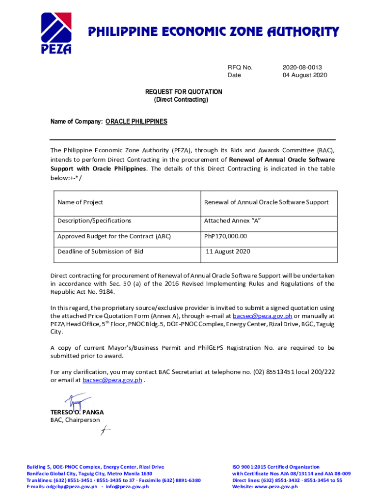 Fillable Online asti.dost.gov.phwp-contentuploadsDOST-ASTI Bids and Awards Committee REQUEST FOR ...