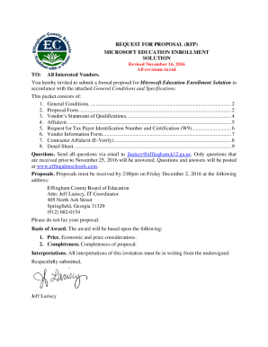 Fillable Online 6 Request for Proposal Email Samples to Steal - RFP ...