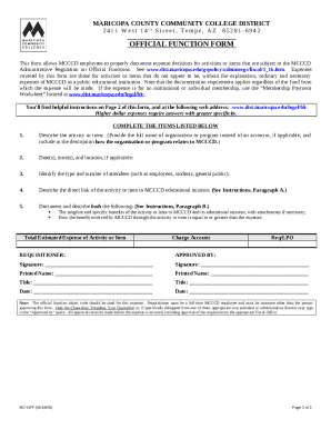 Official Function Doc Template | pdfFiller