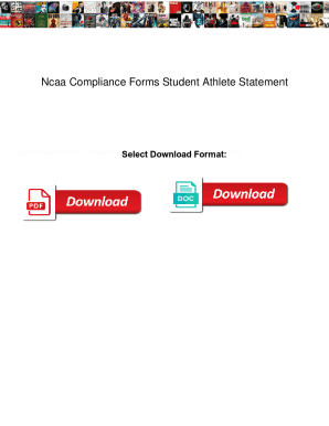 Fillable Online Ncaa Form 12 3a Student Athlete Statement Ncaa Division ...