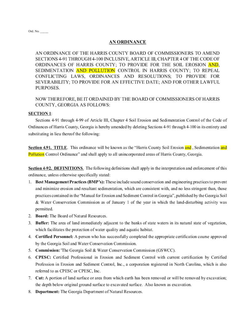 Fillable Online library.municode.comgaharriscountyHarris County, GA ...