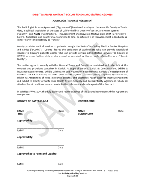Fillable Online Locum Tenens Service Agreement Sample ClausesLaw ...