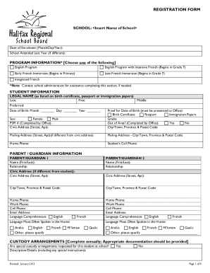 Fillable Online docest.compre-primary-program-registration-formPre ...