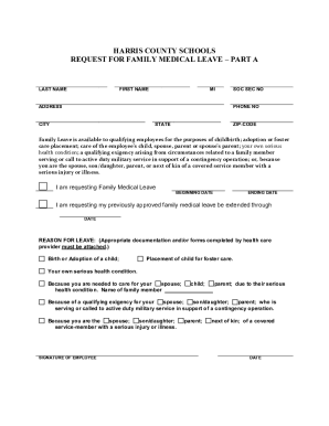 Fillable Online Request for Emergency Paid Sick Leave - harris.k12.ga.us Fax Email Print - pdfFiller