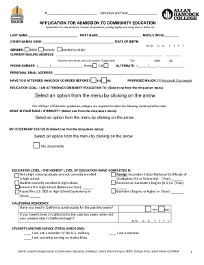 Fillable Online educationusa.state.govcommunity-collegeComplete Your ...