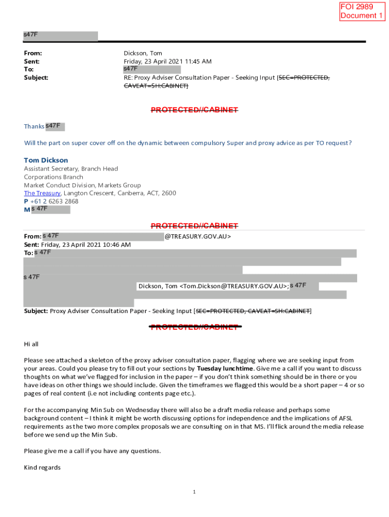 Fillable Online treasury gov www.righttoknow.org.aurequest6795DISER ...