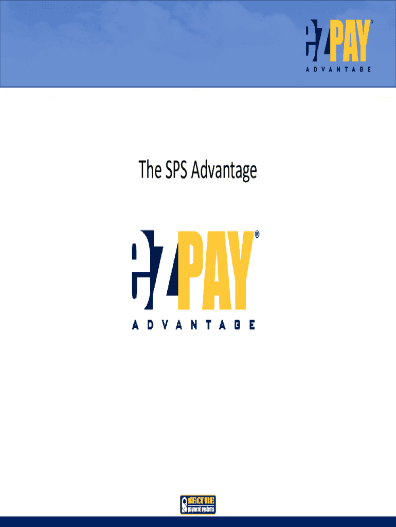 Fillable Online EZPAY Advantage Merchant Services Agreement Definition ...