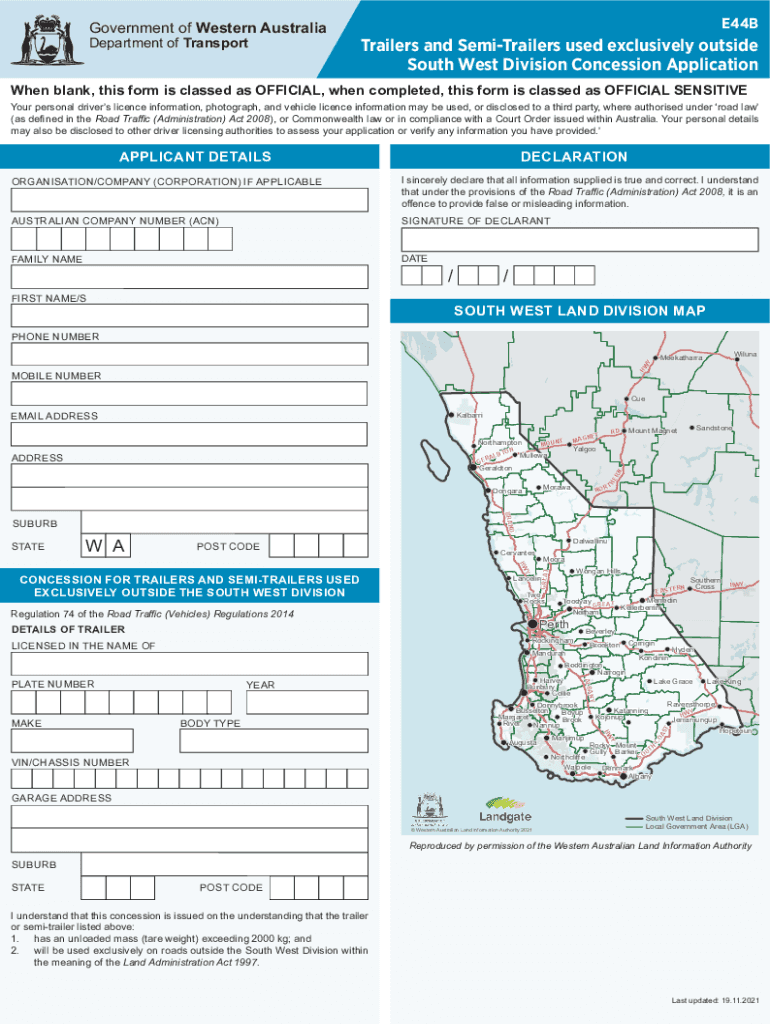 Fillable Online Trailers and Semi-Trailers used exclusively outside ...