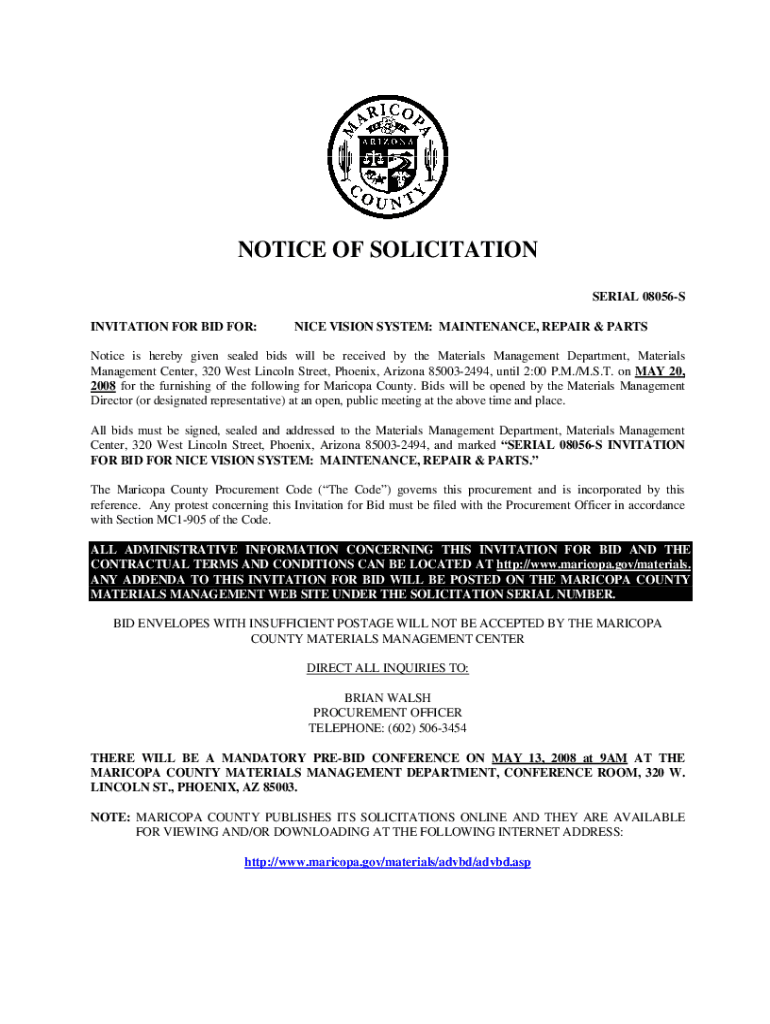Fillable Online pre-solicitation notice for remote Bids, RFP & Government ... Fax Email Print ...