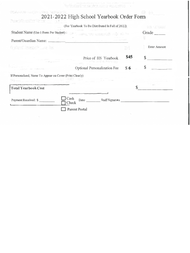 Fillable Online www.tri-valley.k12.oh.usdocsbuildingTri-Valley High School YEARBOOK ORDER FORM ...