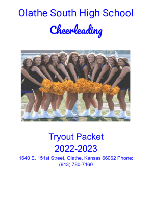 Fillable Online www.olatheschools.orgcmslibOlathe South High School ...