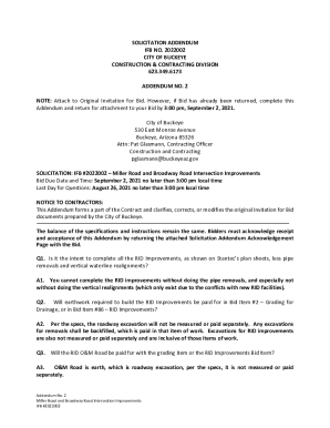 Fillable Online www.buckeyeaz.govHomeShowDocumentSOLICITATION ADDENDUM ...