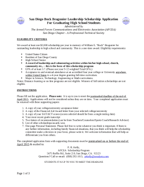 Common Scholarship Application - The San Diego FoundationCommon Scholarship Application - The ...