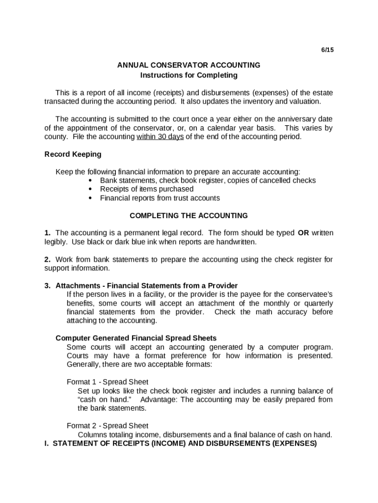 s.dc18.orgWIXsConservatorshipAnnualANNUAL CONSERVATOR ACCOUNTING ...