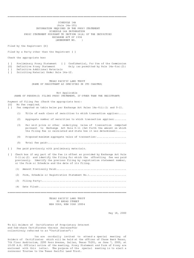 Fillable Online SEC.govProxy Rules and Schedules 14A/14C Fax Email ...