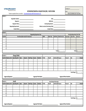 Fillable Online faq.its.fsu.edusitesgInterdepartmental Requisition and ...