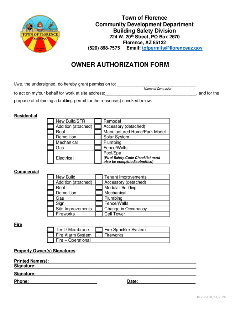 Fillable Online OWNER AUTHORIZATION FORM Fax Email Print - pdfFiller