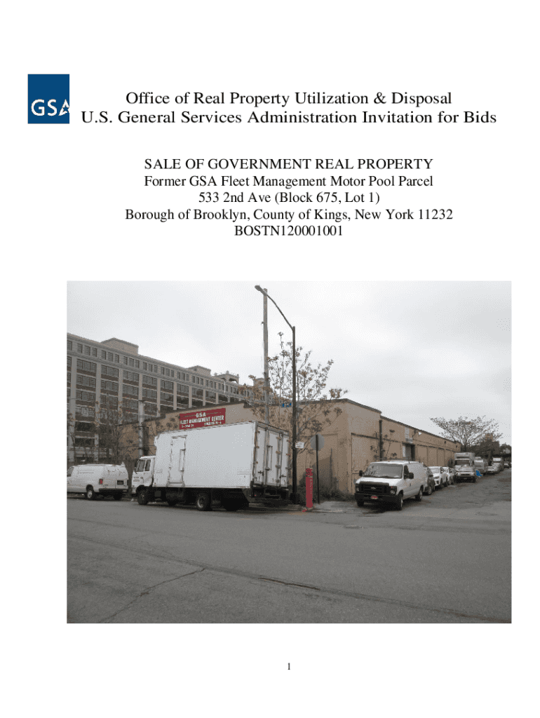 Fillable Online gsaauctions.gov ATTACHMENT REGNBOffice of Real Property ...