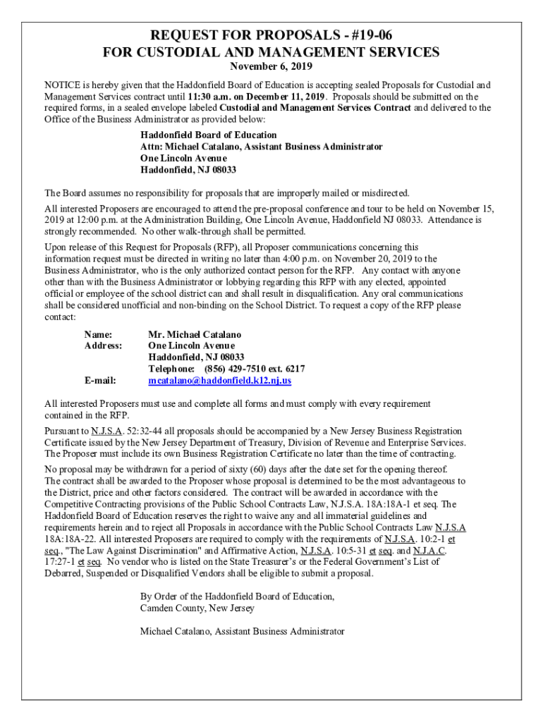 Fillable Online www.wanaqueps.orgcmslibREQUEST FOR PROPOSALS FOR ...