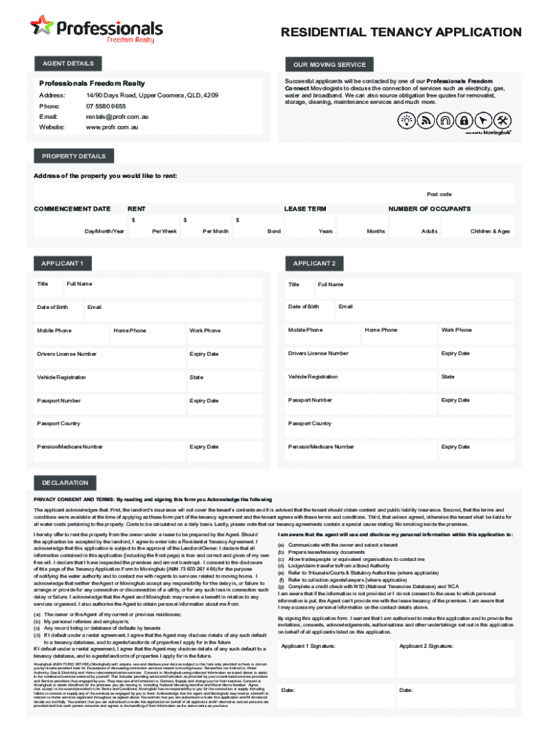 Fillable Online 47+ SAMPLE Residential Rental Application Forms in ...